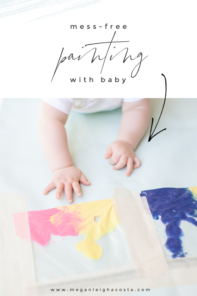 Easy Mess-Free Painting Activity for Babies » Megan Leigh Acosta