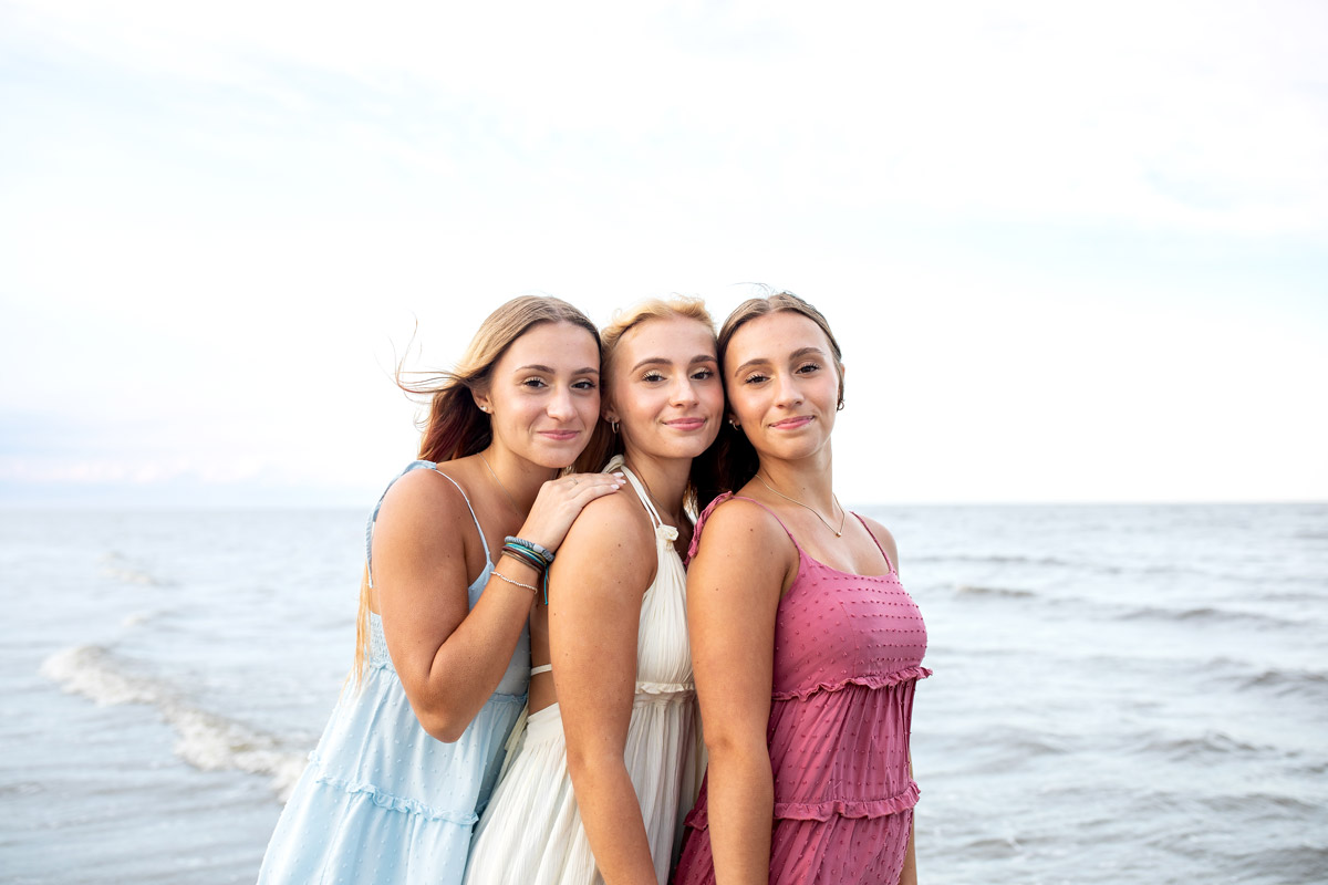 Delaware Beach Senior Session - Triplet Senior Photos