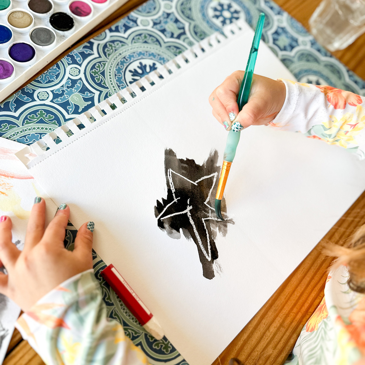 Magic Watercolor Drawings and Secret Messages » Megan Leigh Acosta