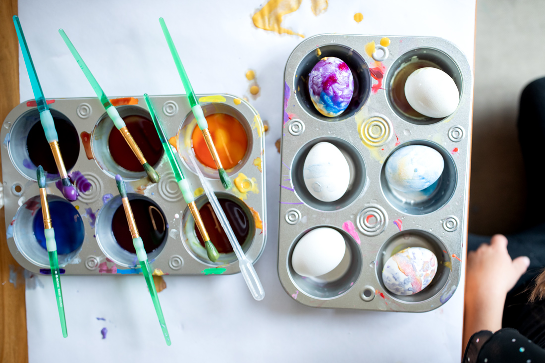Fizzy Easter Eggs Process Art Painting » Megan Leigh Acosta