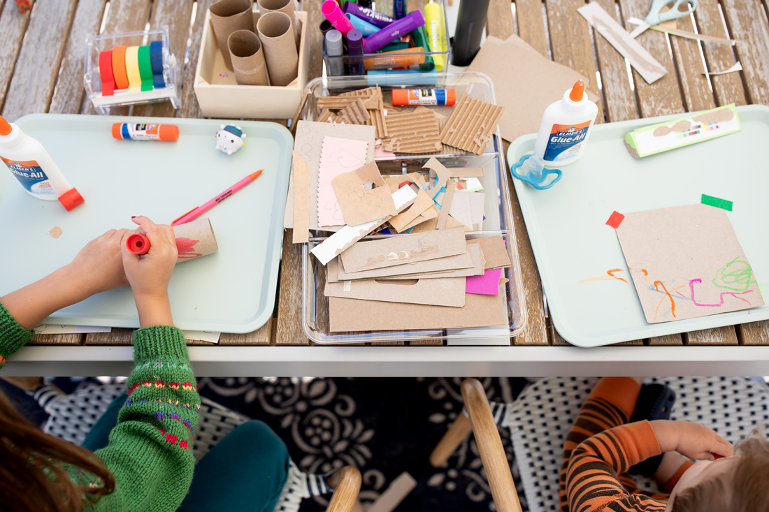 Earth Day Process Art with Recycled Cardboard » Megan Leigh Acosta