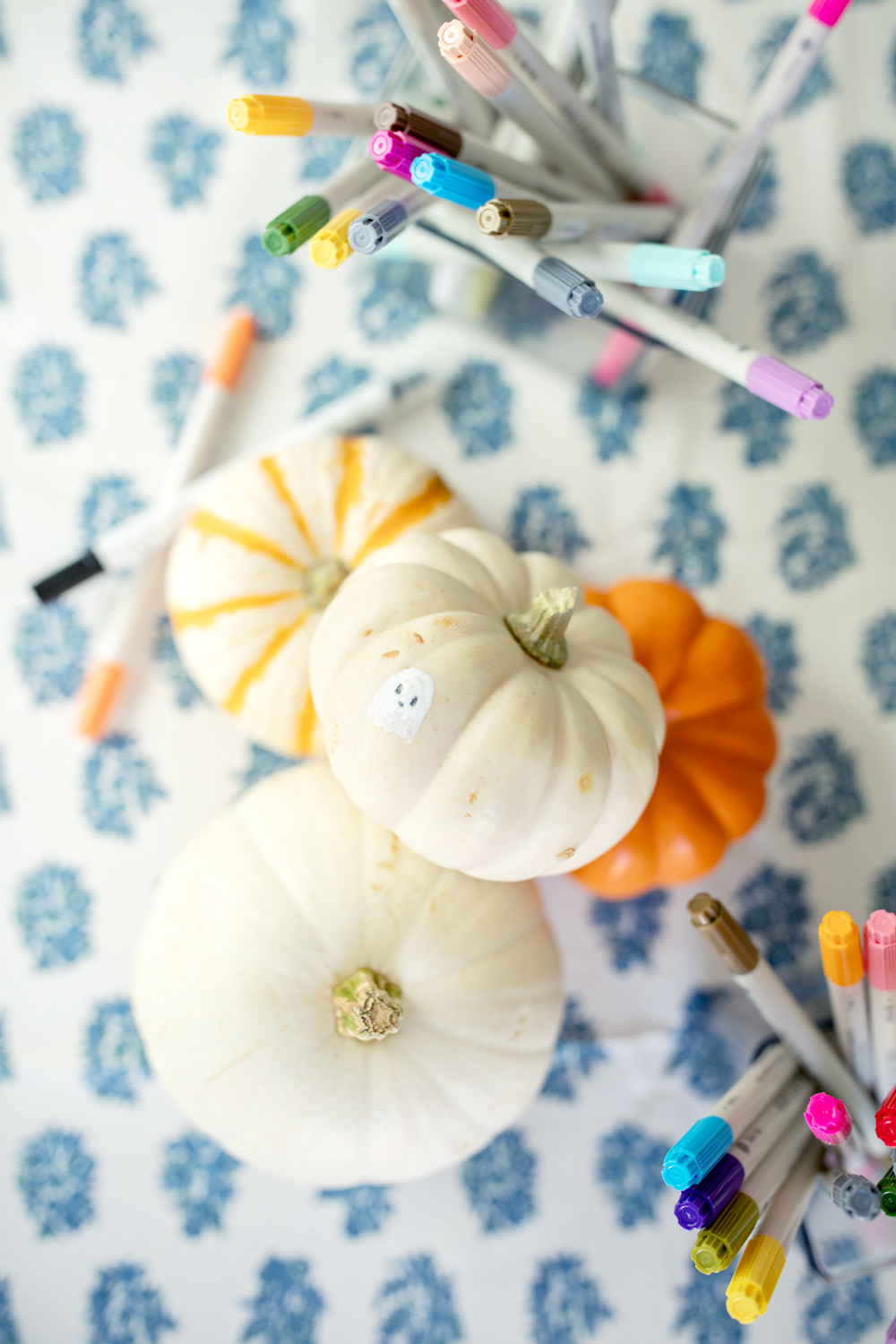 The Easiest No-Mess Pumpkin Decorating Idea for Kids » Megan Leigh Acosta